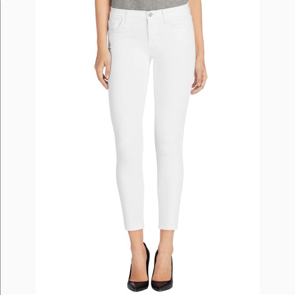 J Brand | Jeans | J Brand Mid Rise 1 Skinny Jean In White | Poshmark